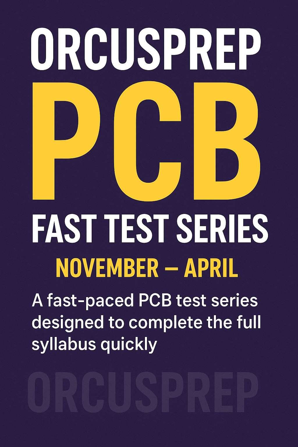 Test Series Courses - OrcusPrep